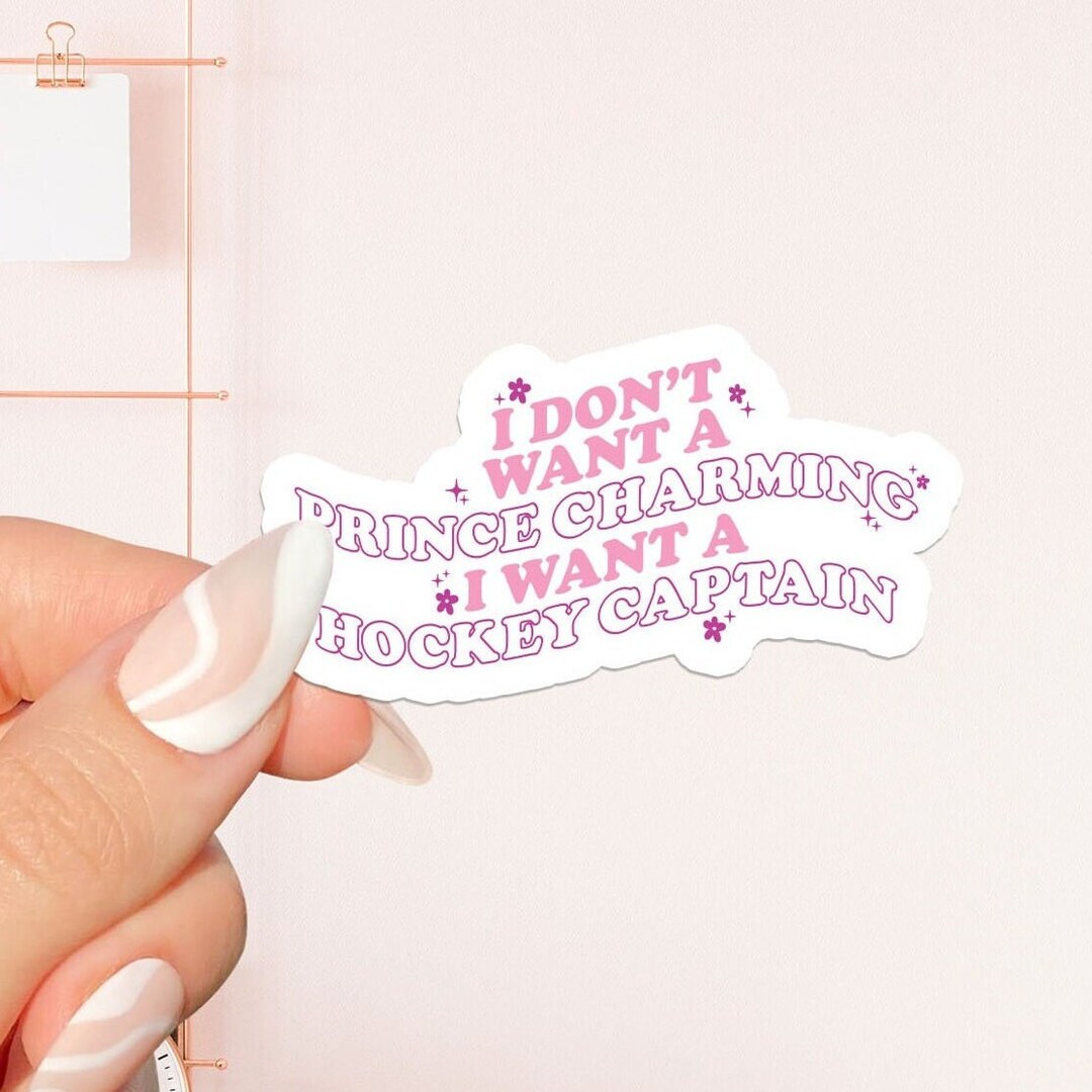 I Don't Want Prince Charming Sticker, Bookish Sticker ,book Lover Gift ...