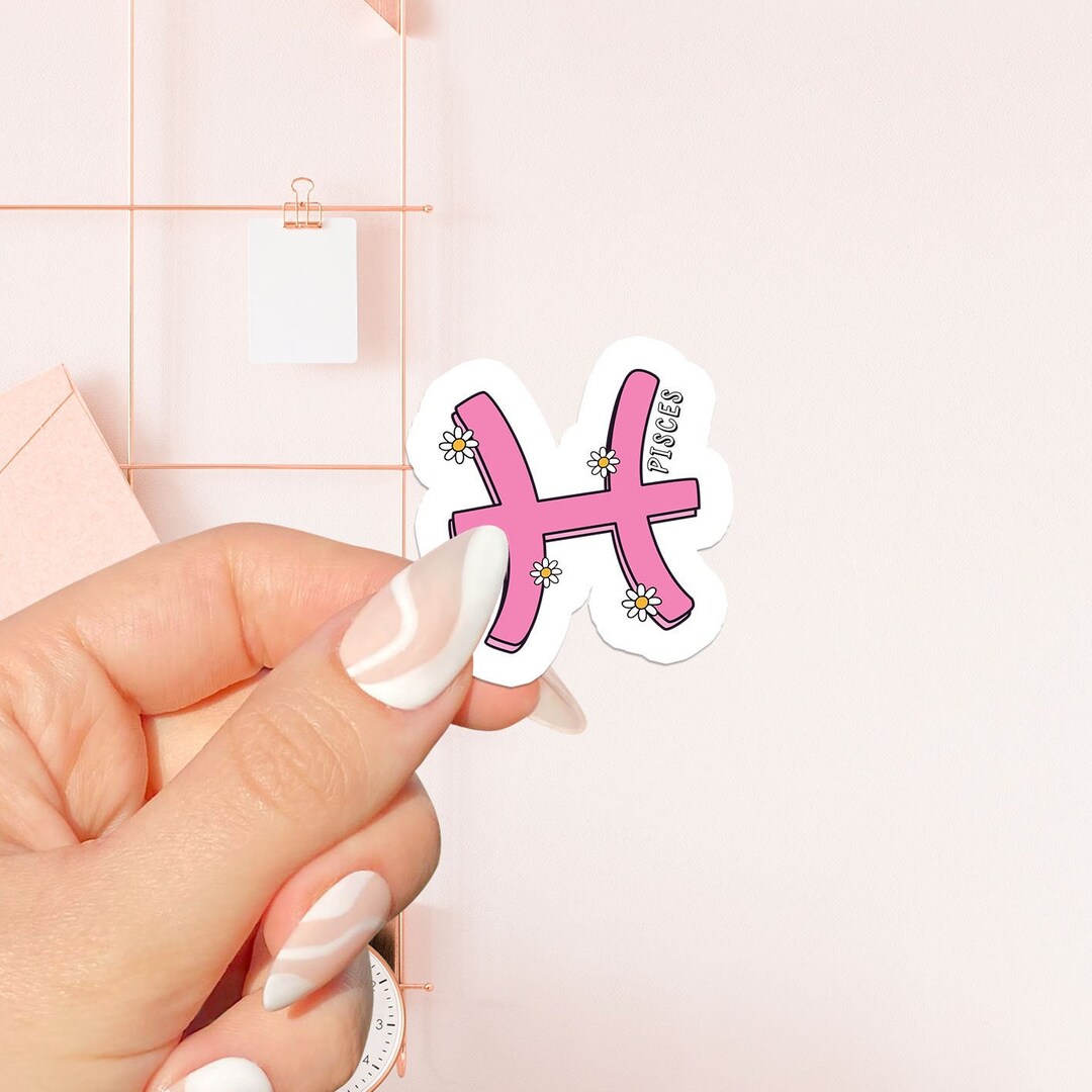 Pisces Sticker, Bookish Sticker, Book Lover Gift, Bookish Merch, Kindle ...