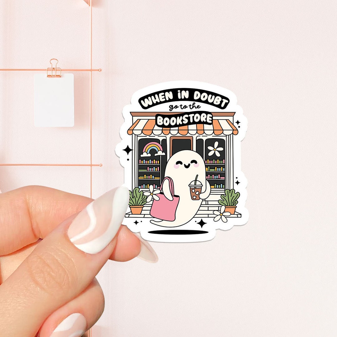When in Doubt Sticker, Bookish Sticker, Book Lover Gift, Bookish Merch ...