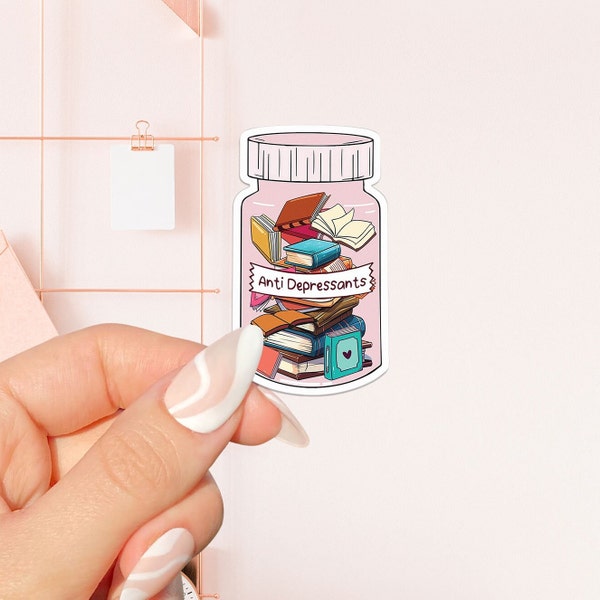 Bookish Stickers - Etsy