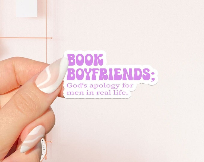 Book Boyfriend Receipts Bookish Sticker Romance Fantasy Romance Kindle ...
