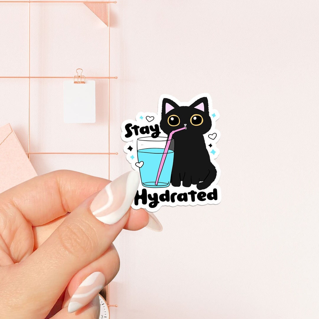 Stay Hydrated Sticker, Bookish Sticker, Book Lover Gift, Bookish Merch ...