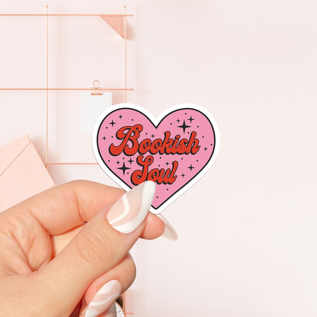 Bookish Soul Sticker, Bookish Sticker, Book Lover Gift, Bookish Merch ...