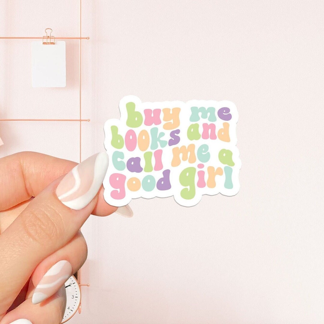 Buy Me a Book Sticker , Bookish Sticker ,book Lover Gift , Bookish ...