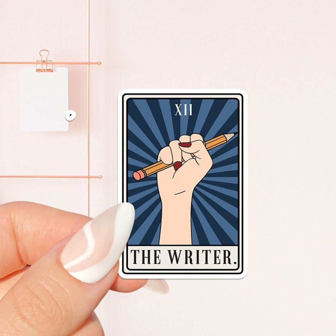 The Writer Sticker, Bookish Sticker, Book Lover Gift, Bookish Merch ...