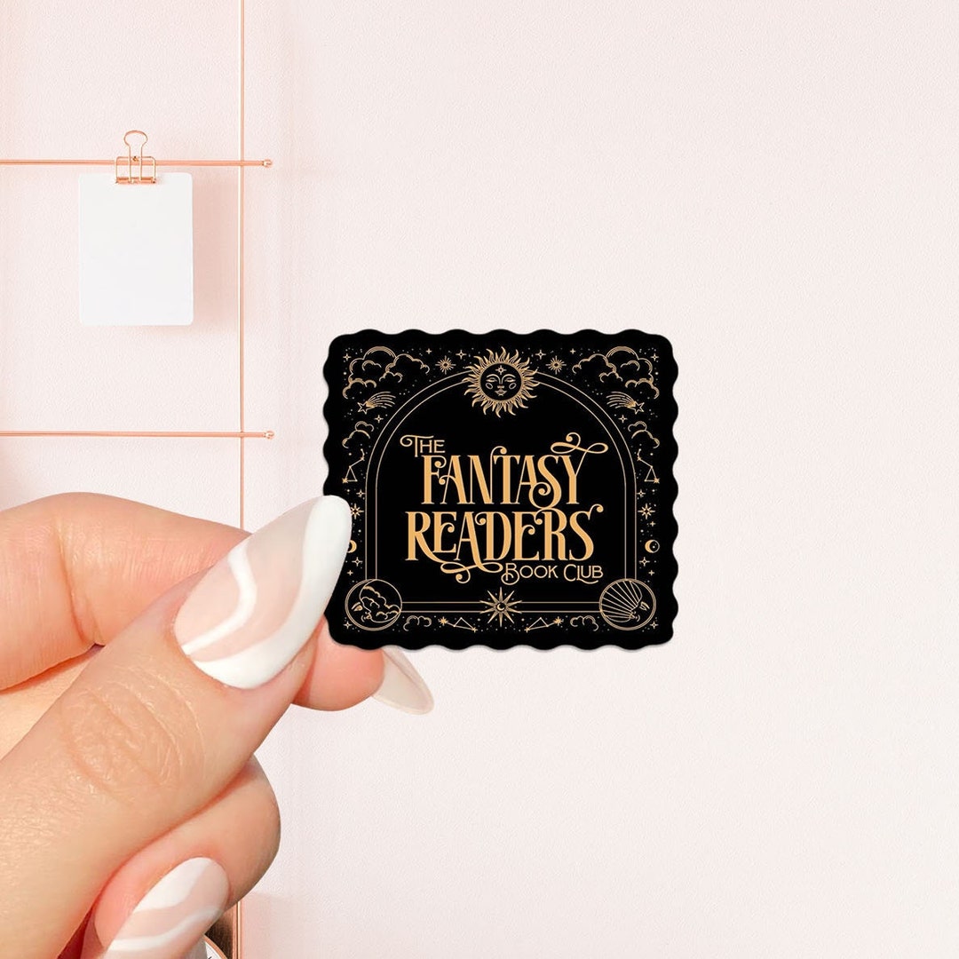 The Fantasy Readers Sticker , Bookish Sticker , Book Lover Gift ...