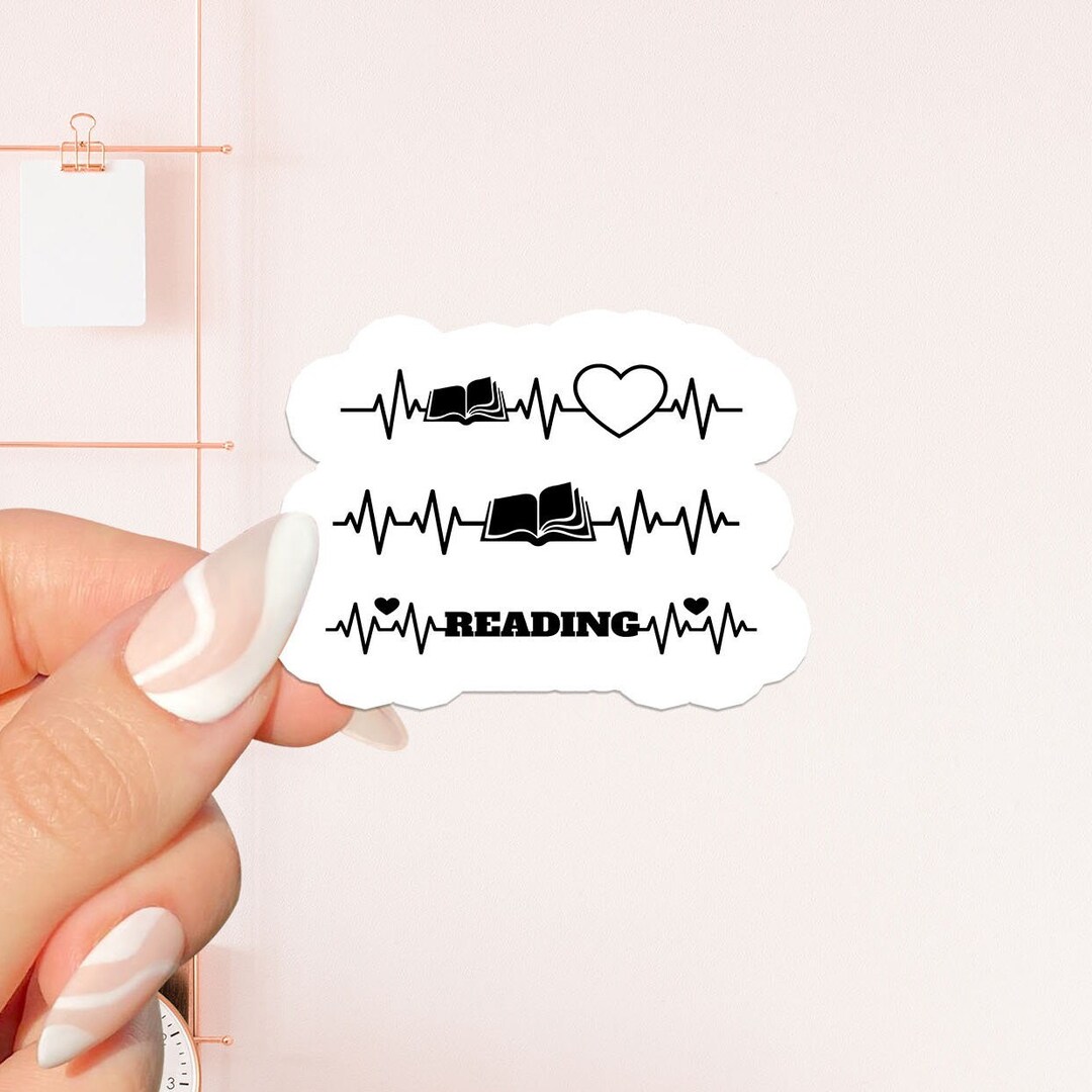 Reading Rhythm Sticker, Bookish Sticker, Book Lover Gift, Bookish Merch ...