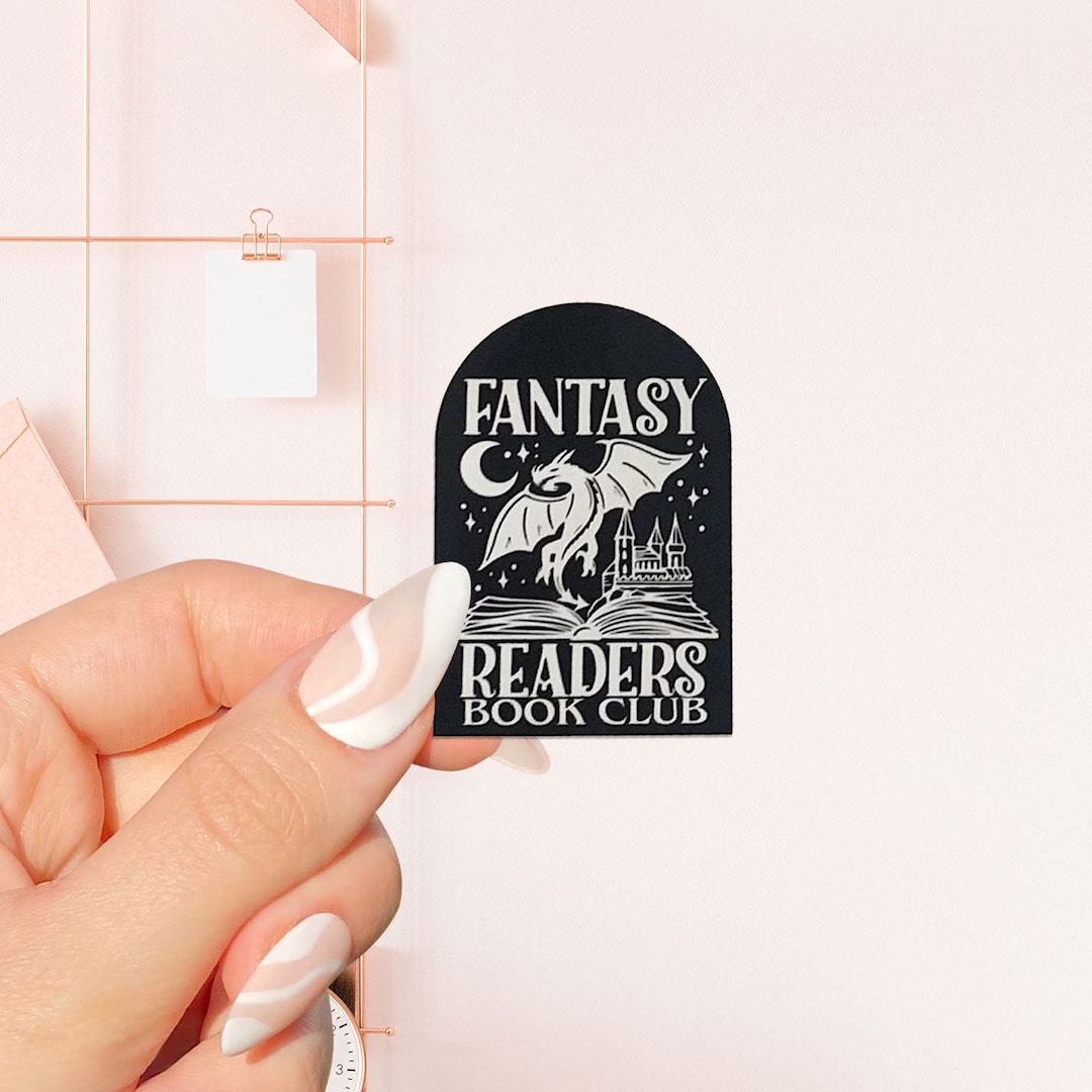 Fantasy Readers Sticker, Bookish Sticker, Book Lover Gift, Bookish ...