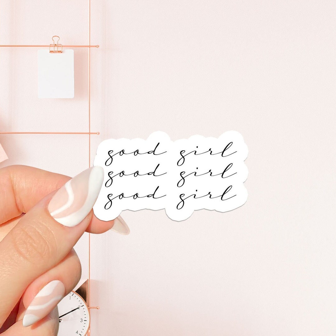 Good Girl Sticker , Bookish Sticker, Book Lover Gift, Bookish Merch ...