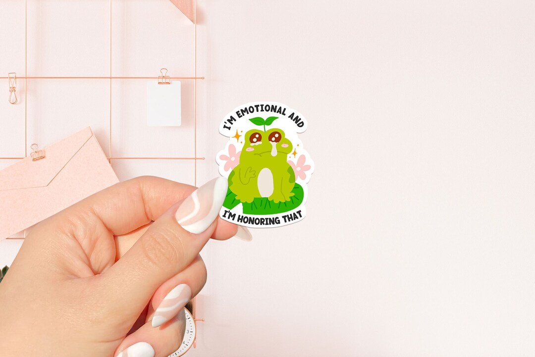 I Am Emotional Sticker, Bookish Sticker, Book Lover Gift, Bookish Merch ...