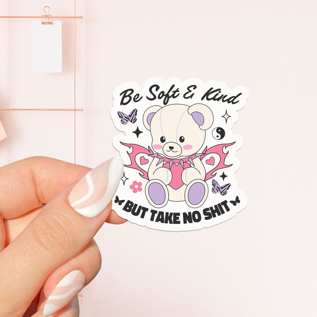 Be Safe and Kind Sticker, Bookish Sticker, Book Lover Gift, Bookish ...