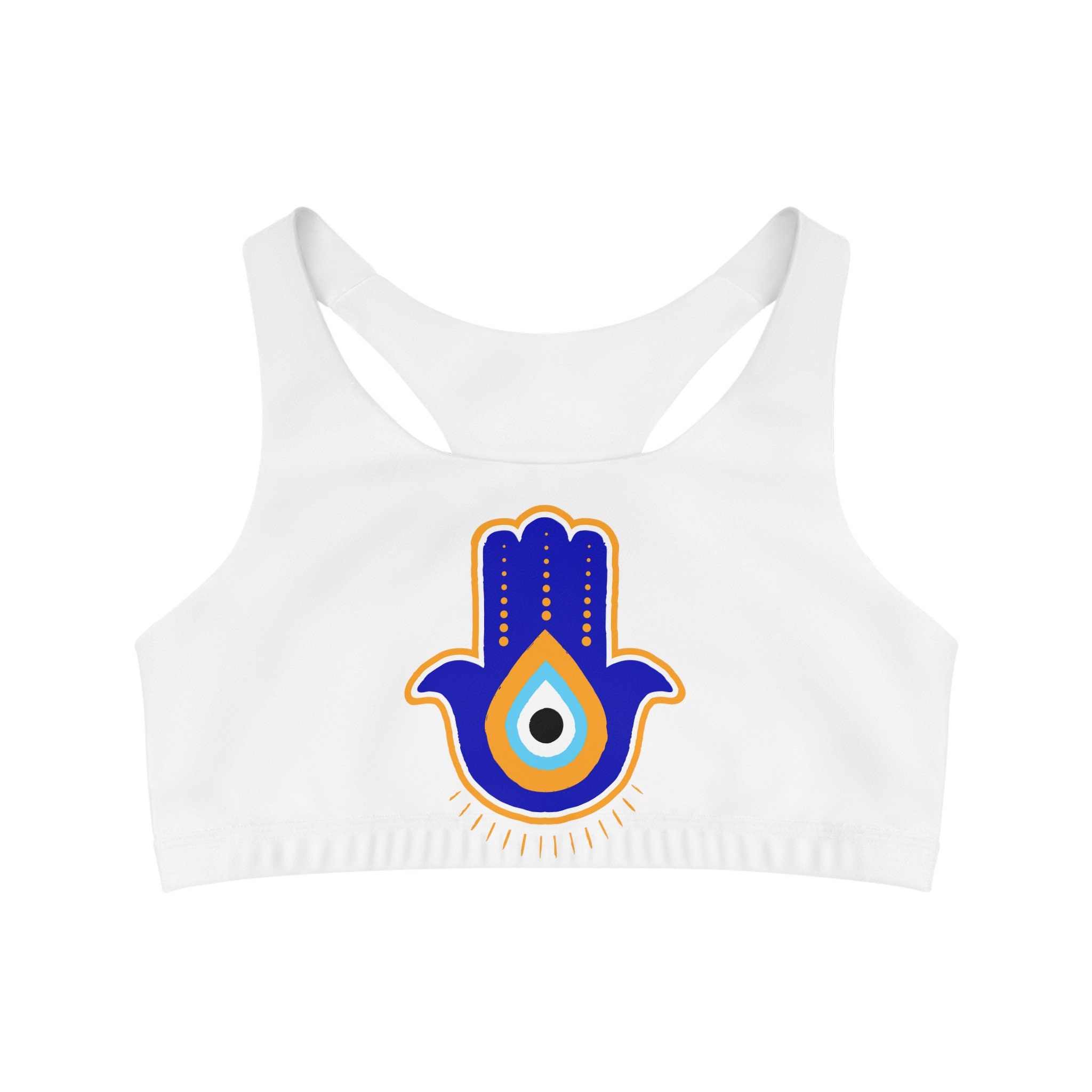 Evil Eye Seamless Sports Bra (AOP) - Etsy