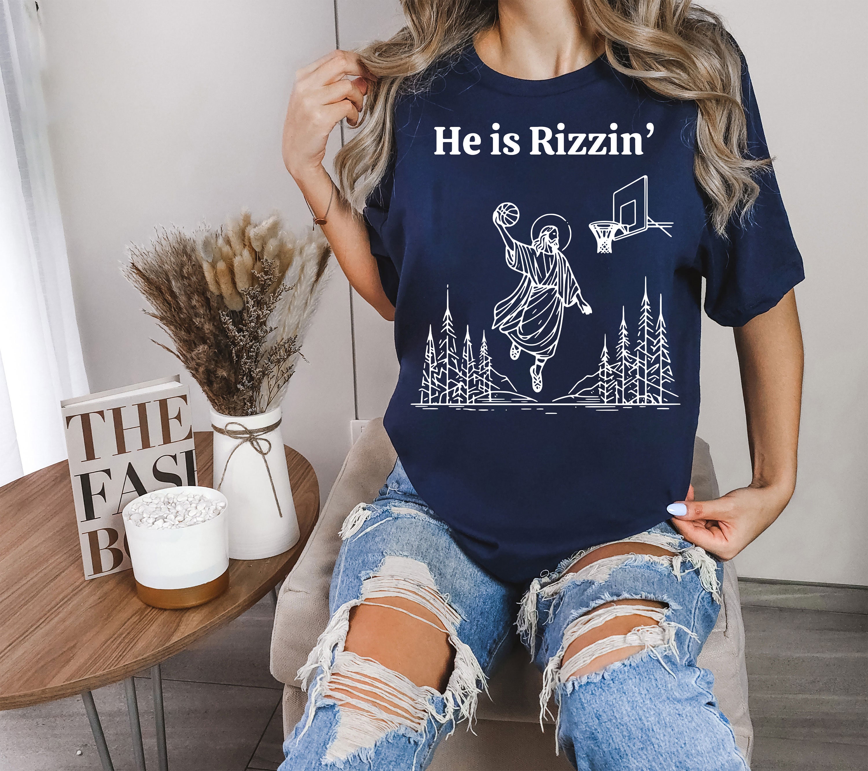 He is Rizzin' Svg Png, Funny Easter Svg, Humor Christian Png, Jesus ...