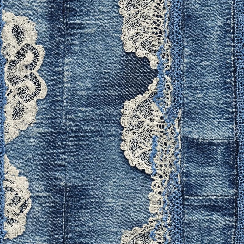 Denim and Lace - Etsy