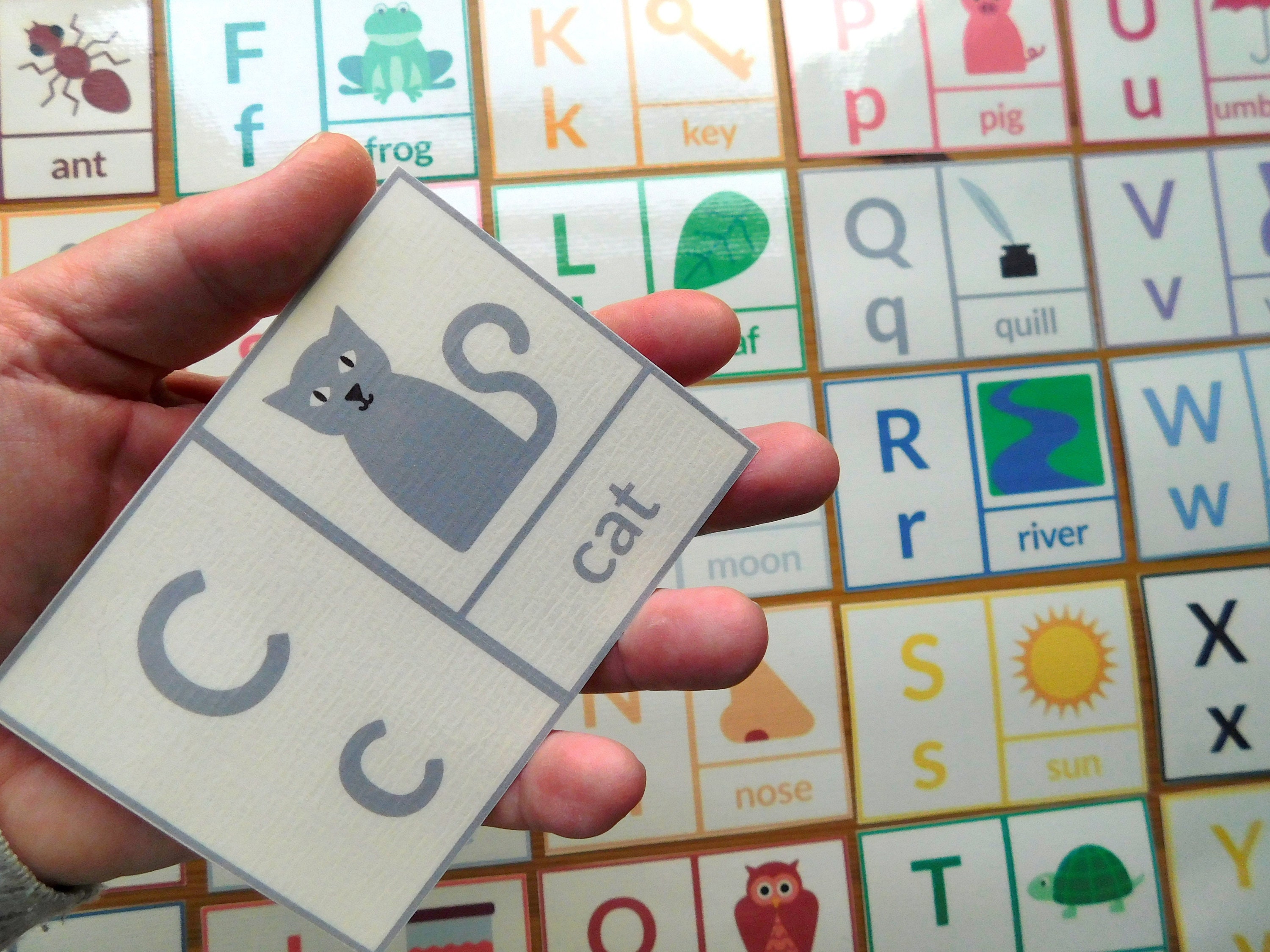 Printable Alphabet Cards | Fashcards, English Learning for Kids ...