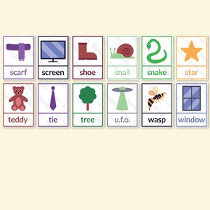 Printable Word Cards | Fashcards, English Learning for Kids ...
