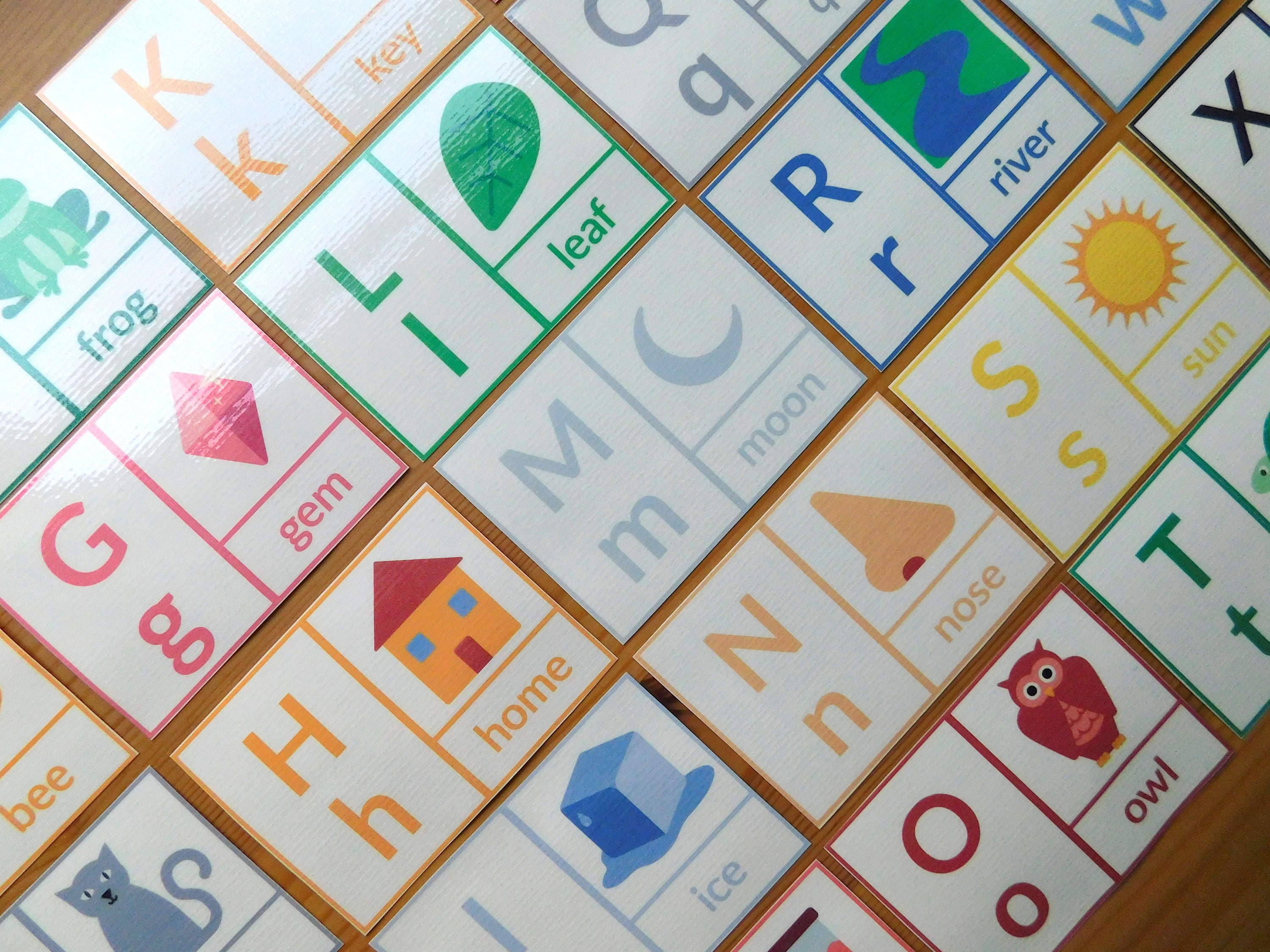 Printable Alphabet Cards | Fashcards, English Learning for Kids ...