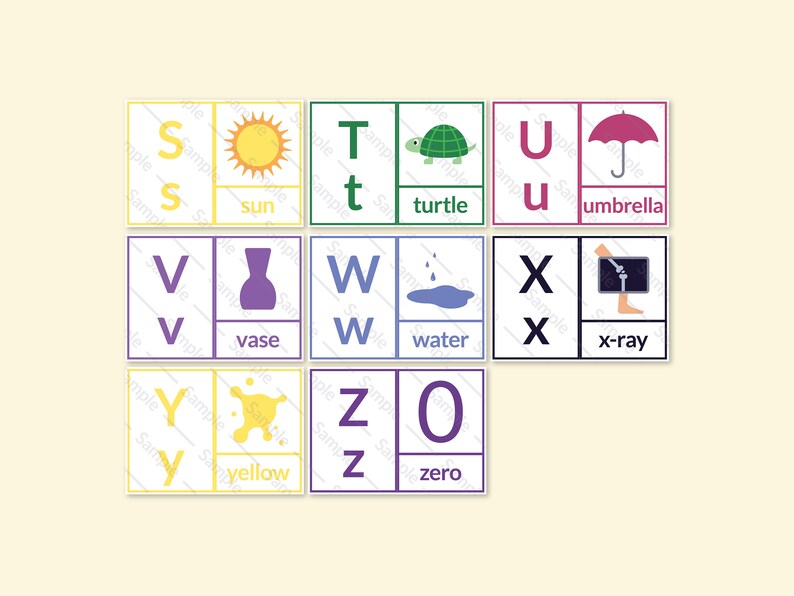 Printable Alphabet Cards | Fashcards, English Learning for Kids ...
