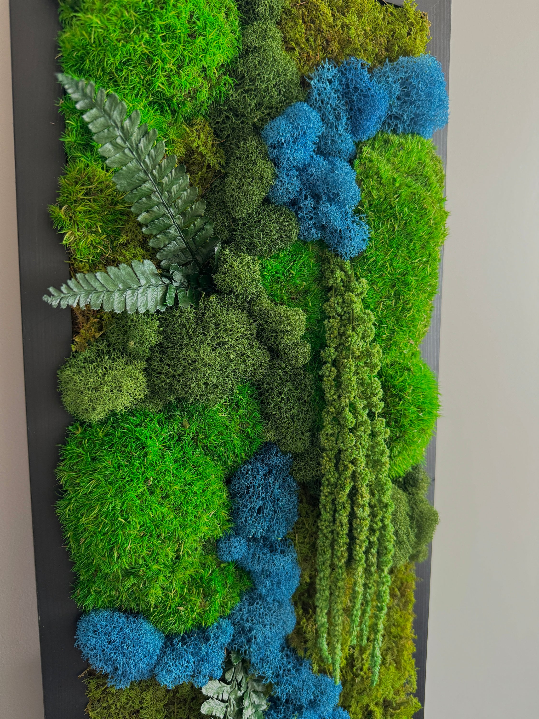 Hidden Oasis Preserved Moss Wall Art Framed Moss Wall Decor Moss Living ...