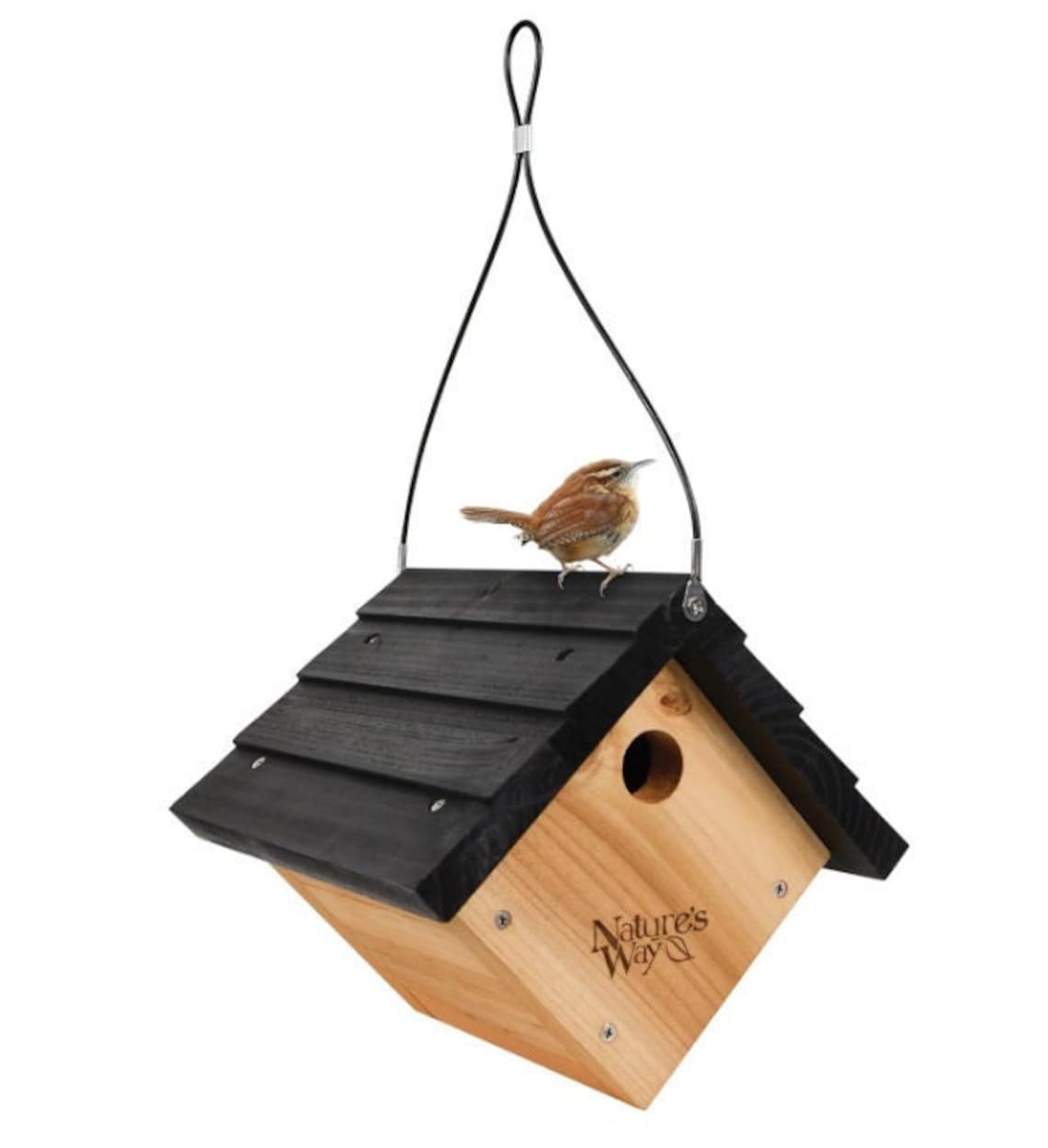 Handcrafted Cedar Wren House Standard Size, Brown 8 X 8.875 X 8.125 - Etsy