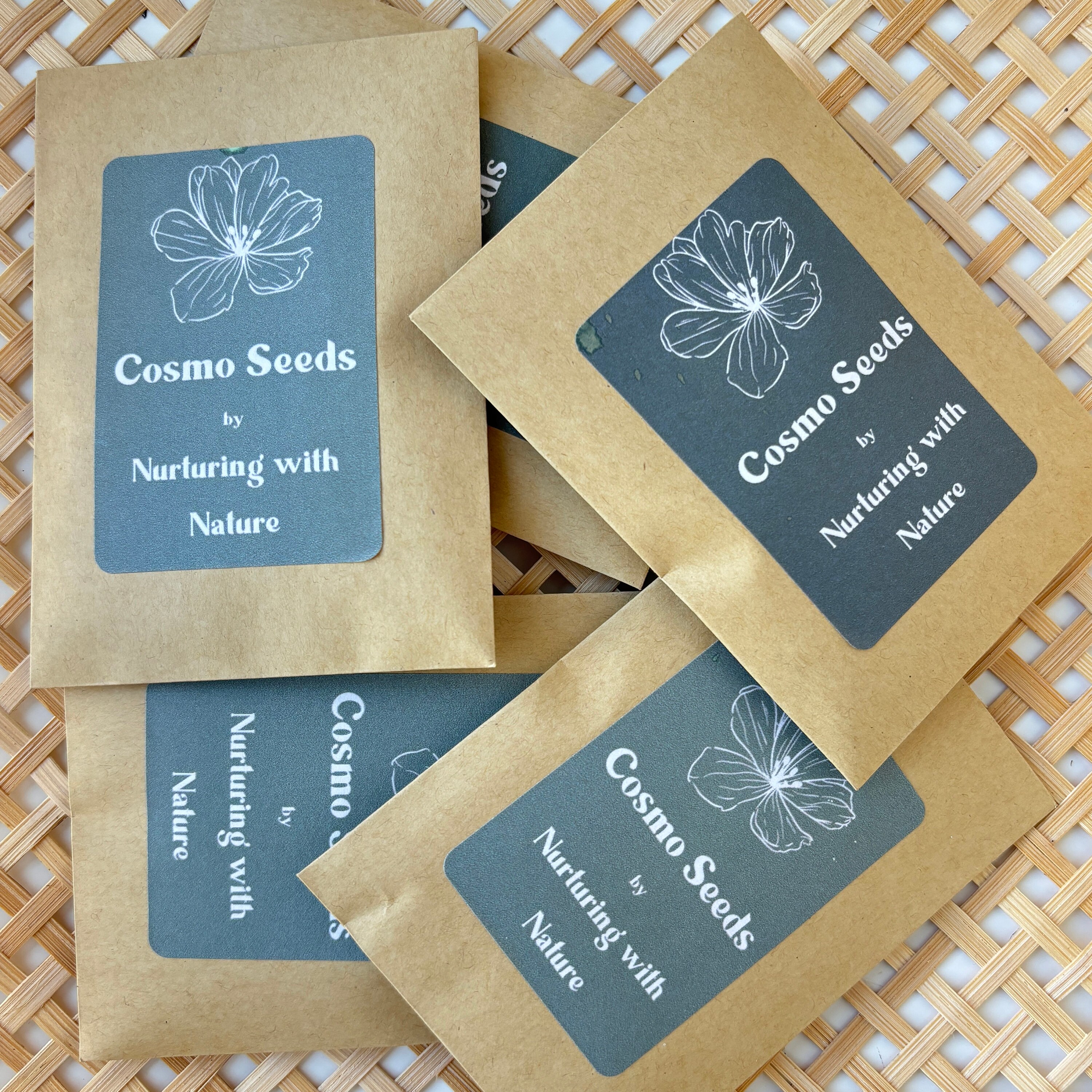 Cosmo Flower Seed Packet-flower Seeds-small Gift - Etsy