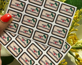 Money Stickers Personal Finance Budget Accessories Cash Envelopes ...