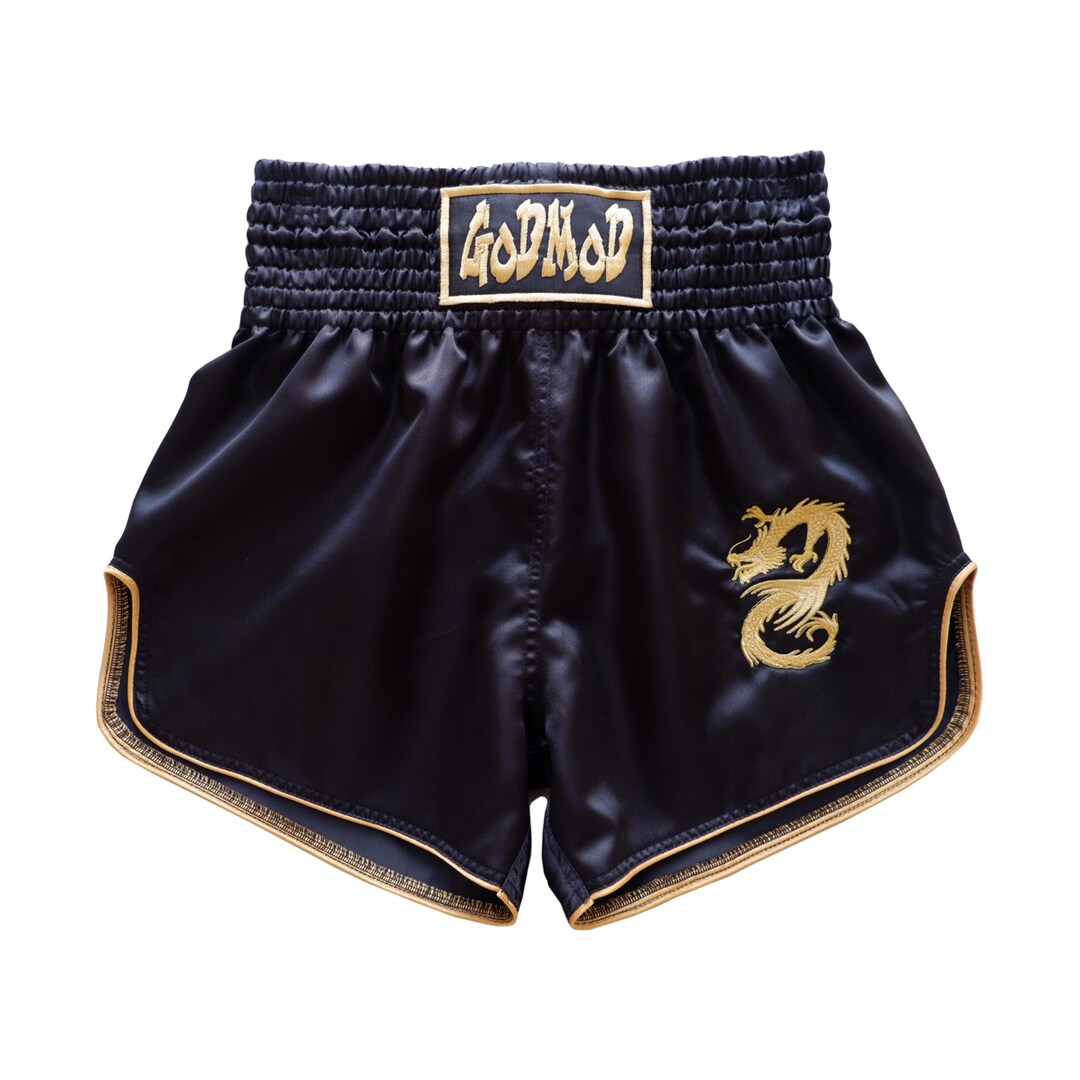 Golden Dragon Muay Thai Shorts - Etsy