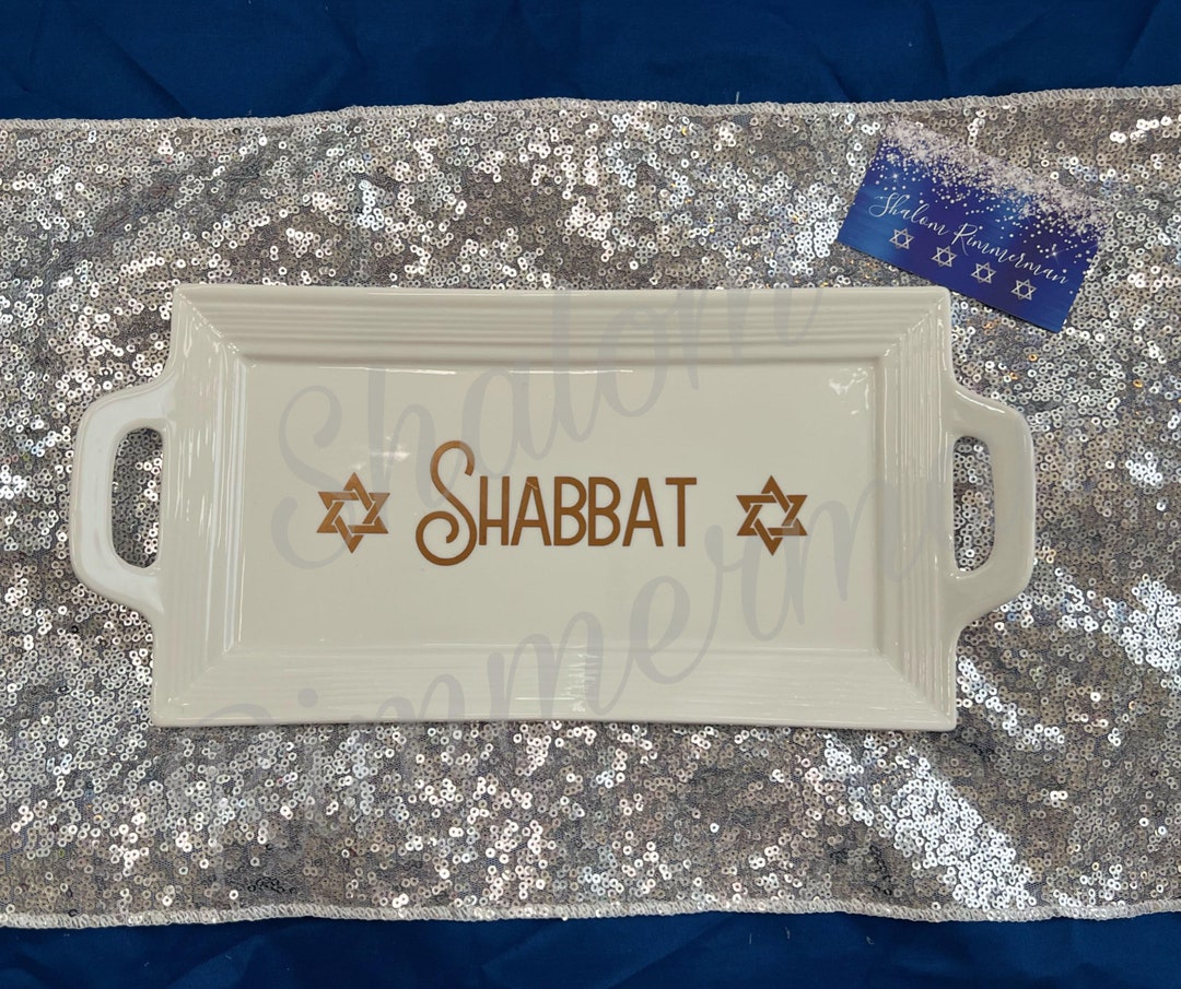 Shabbat Platter With Handles - Etsy