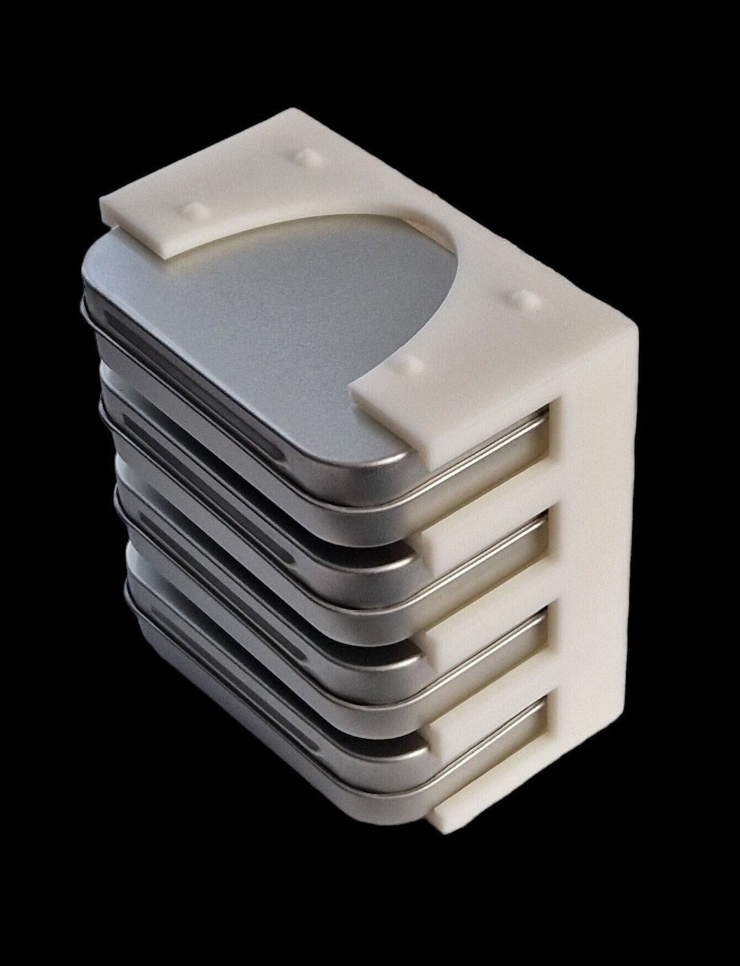 Mini Stackable Shelves with Hinged Tins - Etsy