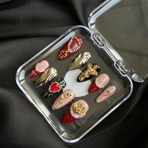 Catholic Religious Press on Nails | Church Motifs With Angels, Cross ...