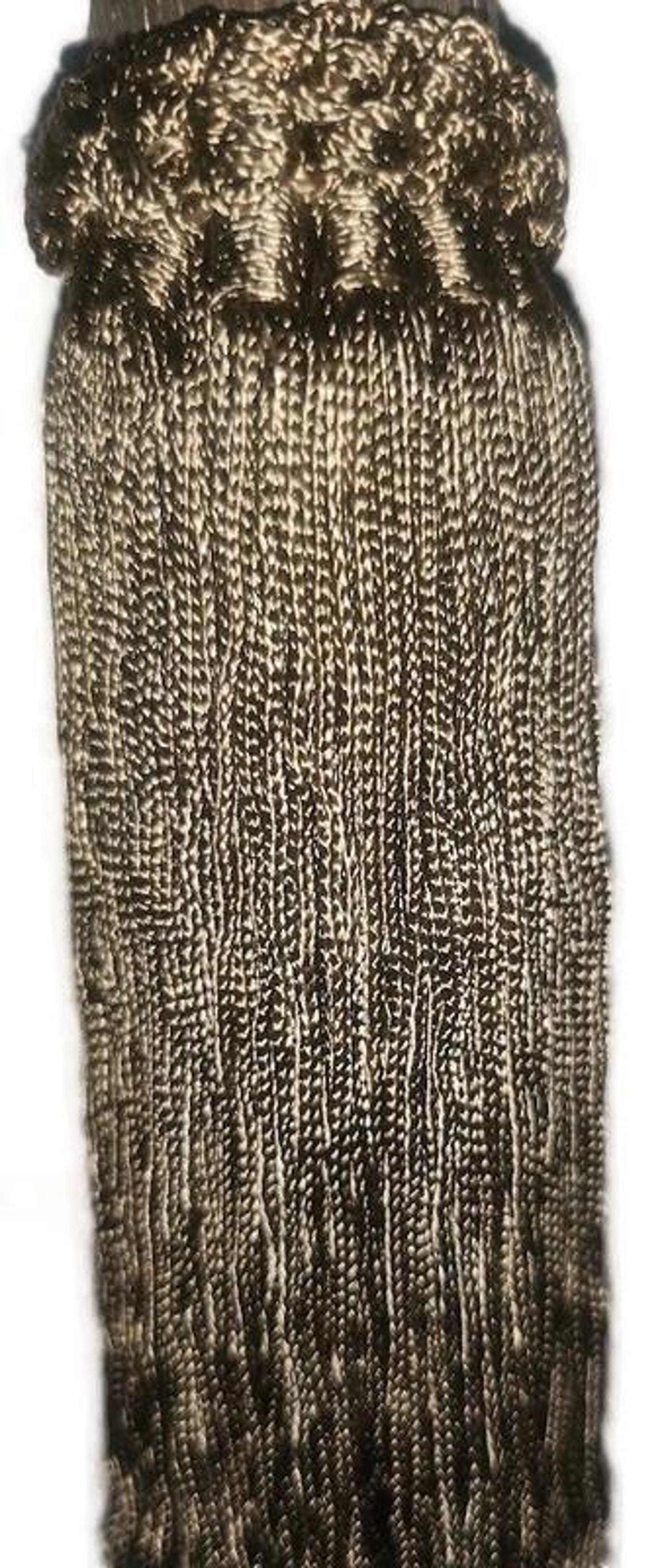 6.5" Chainette Rayon French Braided Tassel With 4" Loop-assorted Colors ...