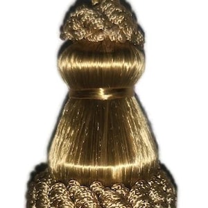 6.5" Chainette Rayon French Braided Tassel With 4" Loop-assorted Colors ...