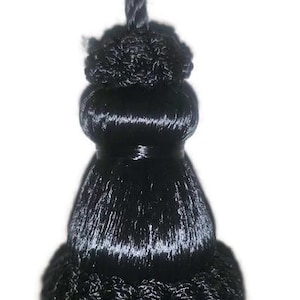 6.5" Chainette Rayon French Braided Tassel With 4" Loop-assorted Colors ...