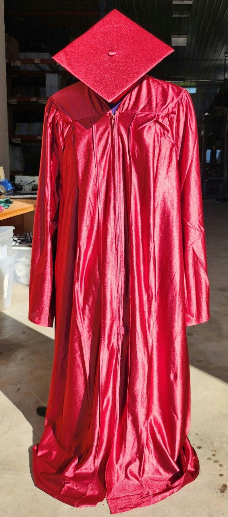 High School Graduation Gown & Cap-unisex SIZING - Etsy