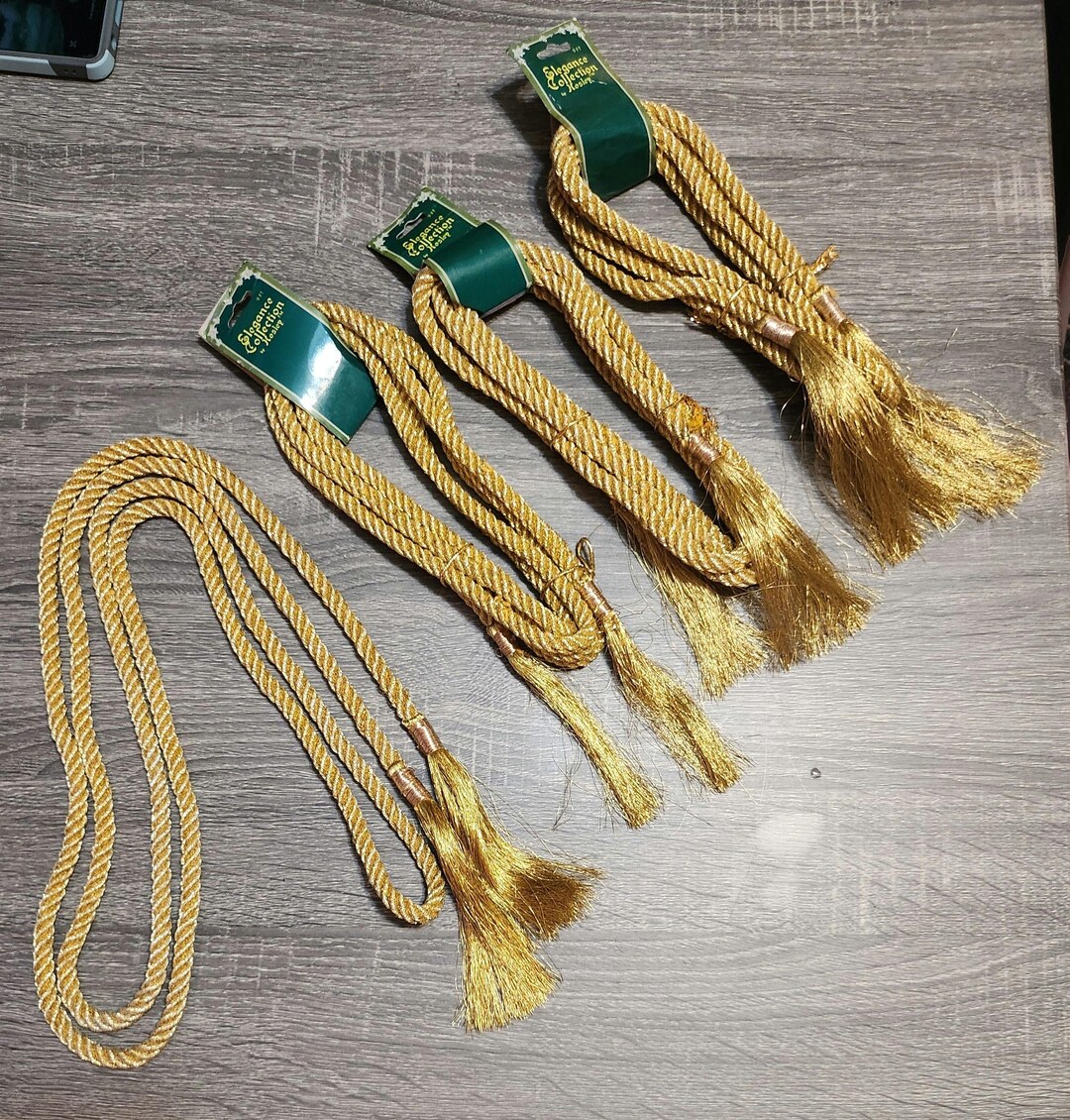 9 Foot Metallic Gold Garland - Etsy