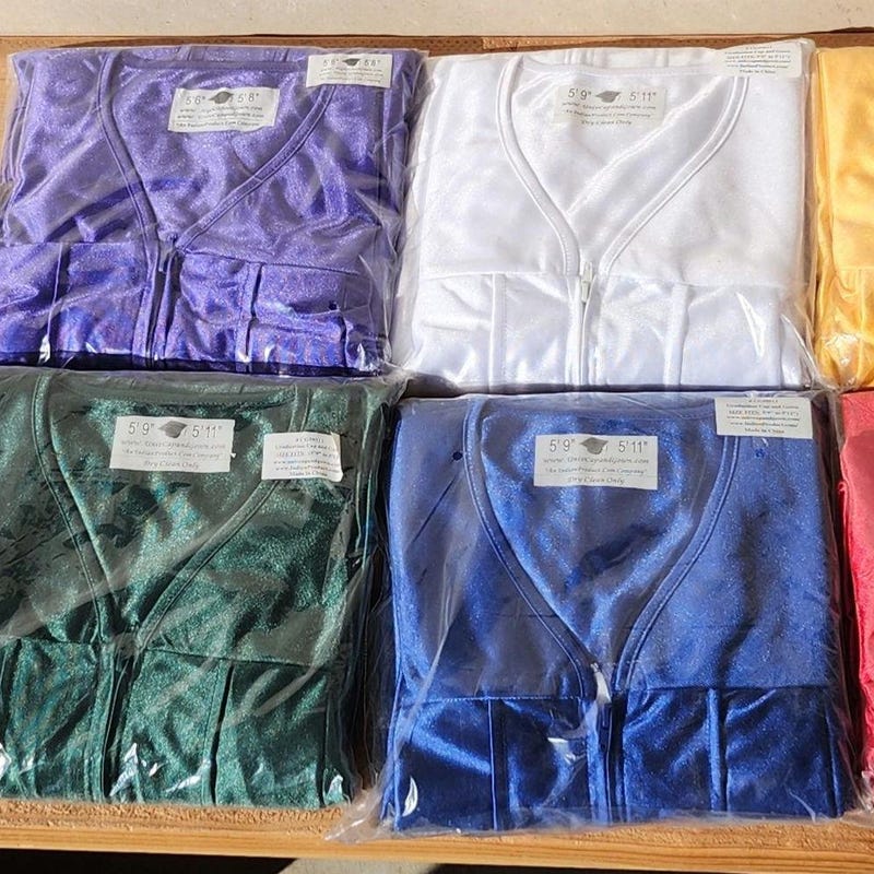 High School Graduation Gown and Cap - Etsy