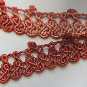 0.75"-rust & Rose Braided Gimp Trim(sold by the Yard) - Etsy