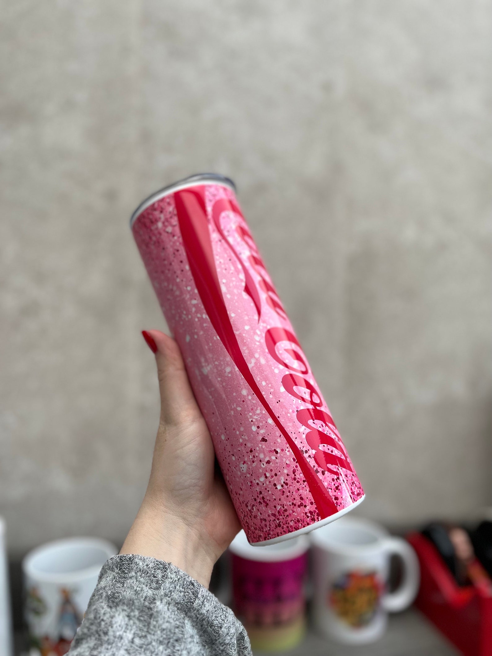 Pink Coca Cola 20oz Tumbler - Etsy