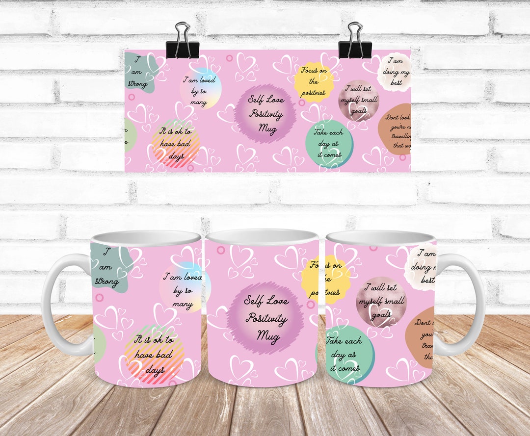 Self Love Positivity Mental Health Printed Mug - Etsy