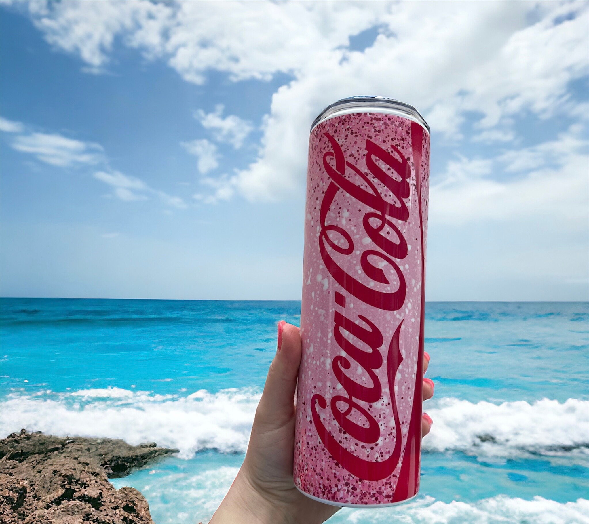 Pink Coca Cola 20oz Tumbler - Etsy