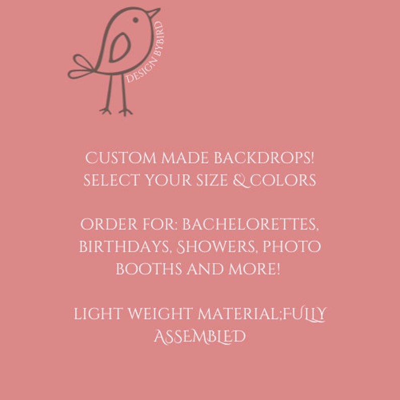 CUSTOM MADE BACKDROP Display: Colors and Size of Your Choice! - Etsy