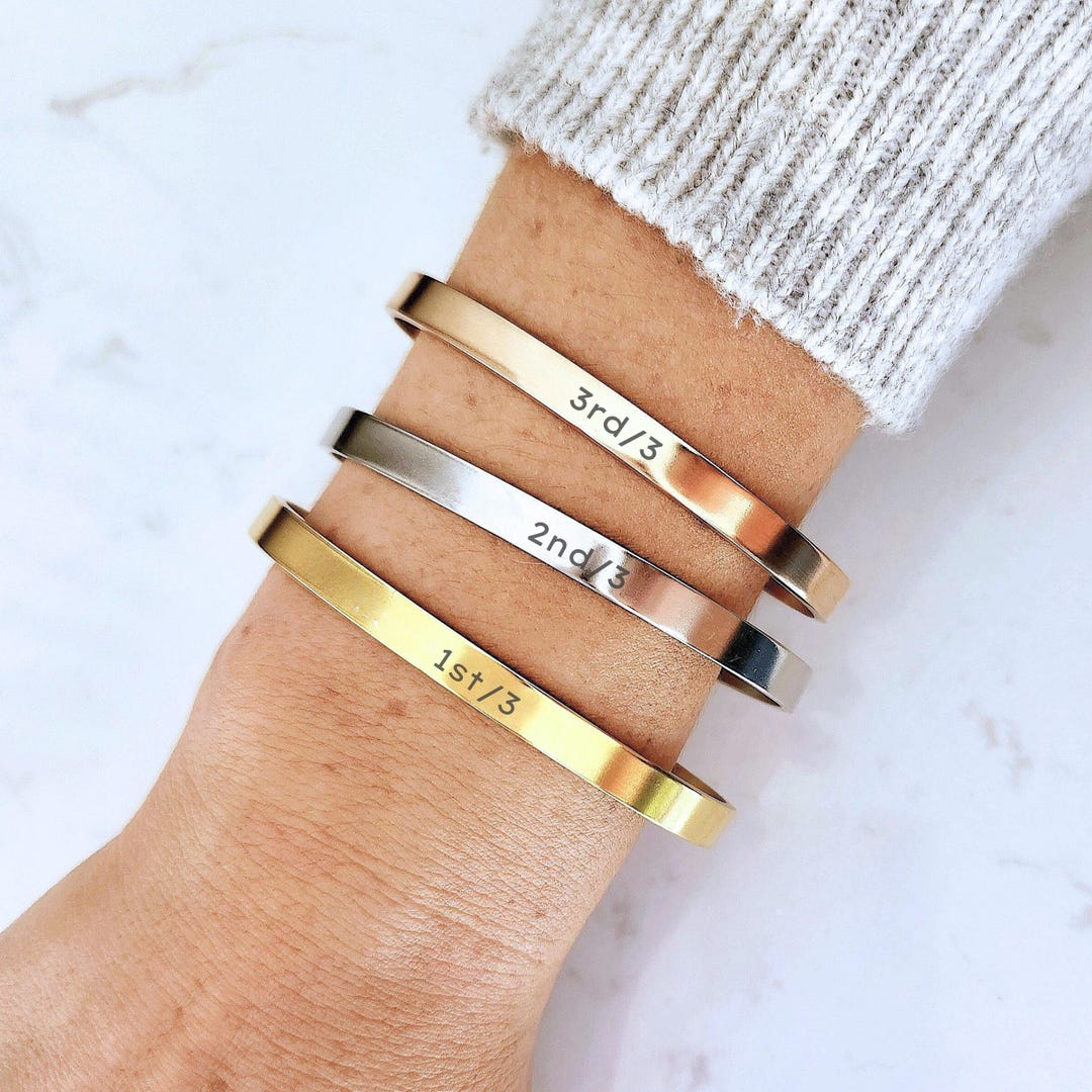 Custom Siblings Jewelry Bracelet Gift for Sisters Personalized Matching ...