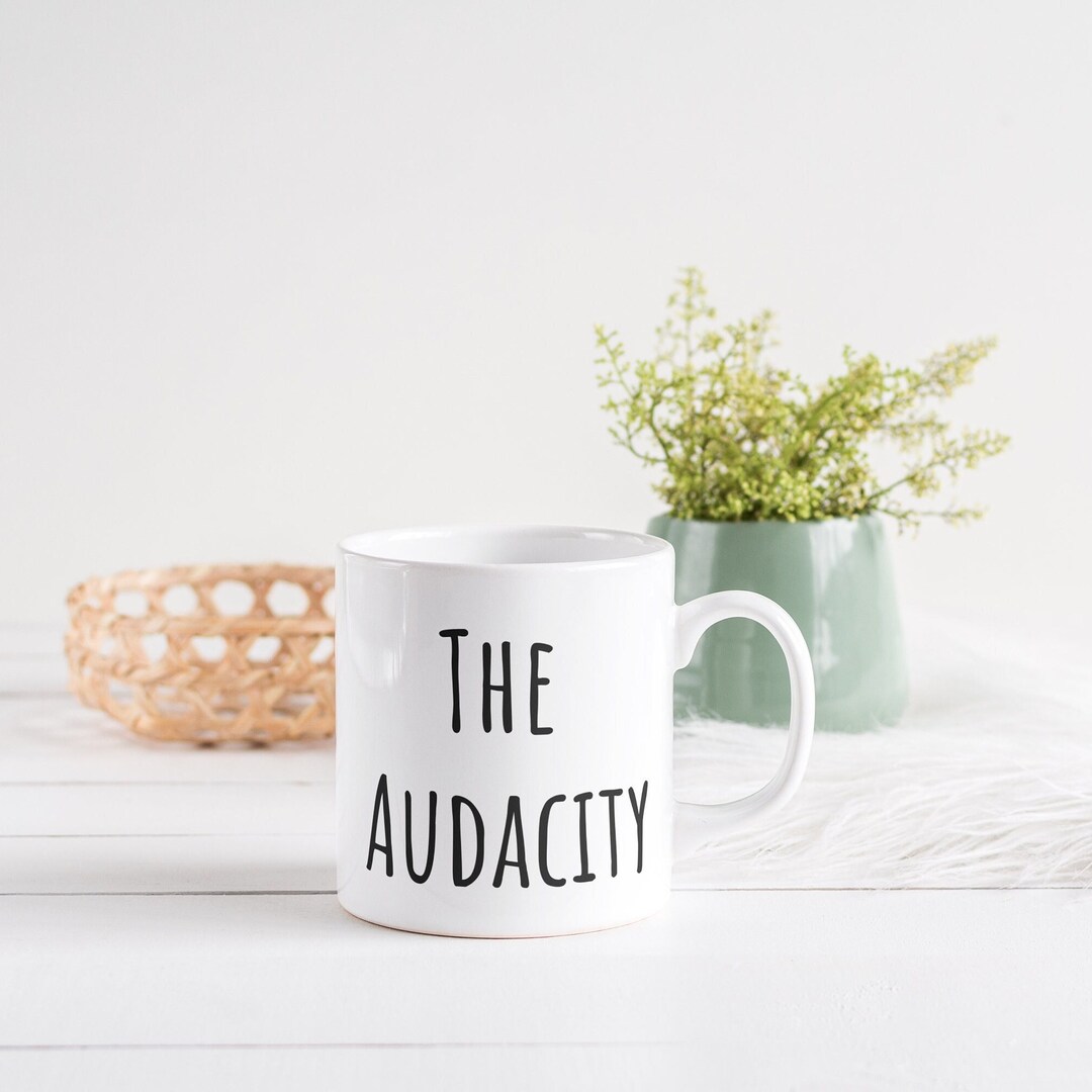 Funny Mug for Women the Audacity Mug Ideas for Friends Birthday Gifts ...