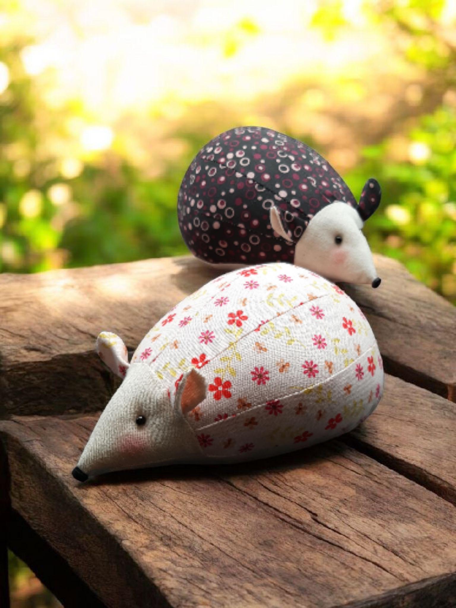 Charming Hedgehog Stuffed Animal, Pin Cushion, Handmade, Sewing Tool ...