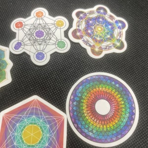 Sacred Geometry Sticker Set - Etsy