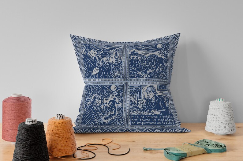 Sampler Sherlock Holmes Cross Stitch Pdf Pattern Arthur Conan Doyle ...
