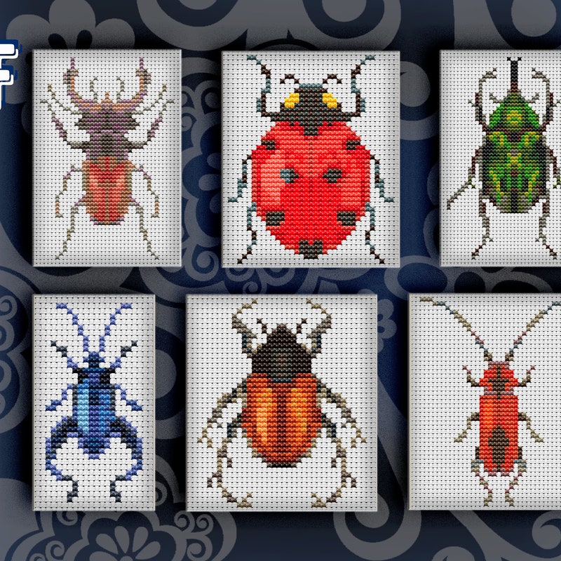 Insect Cross Stitch - Etsy