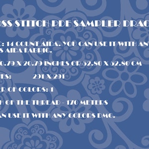 Dracula Sampler Cross Stitch Pattern: Vampire Embroidery (PDF Download ...