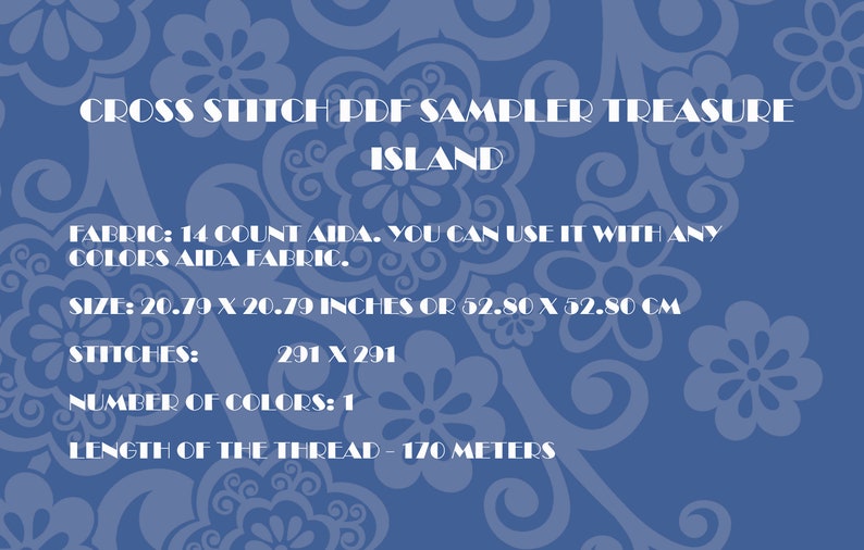 Treasure Island Pirate Sampler Cross Stitch Pattern (PDF) - Etsy