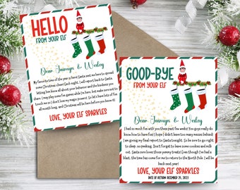 I'm Back Elf Letter - Etsy